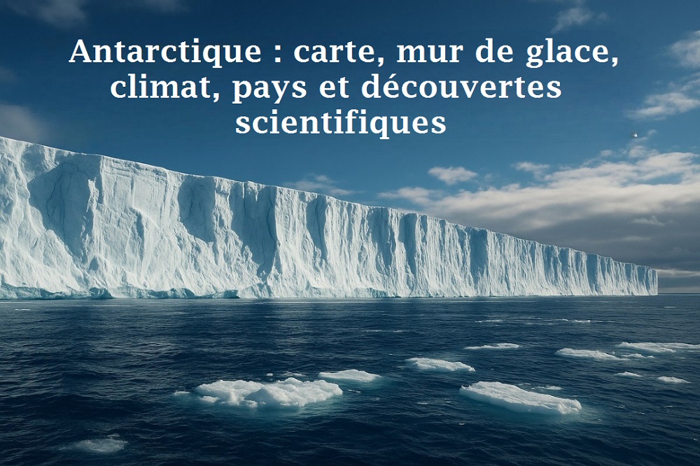 Antarctique : Carte, Mur De Glace, Climat, Pays Et Découvertes ...