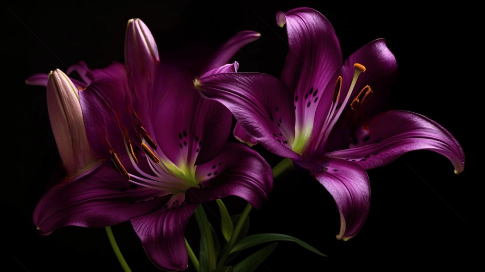 18 Lys Pourpres : La Beauté Et L’émerveillement Au Jardin | Duraabl